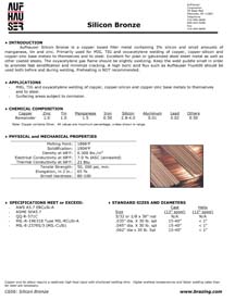 Aufhauser - C656 Silicon Bronze Alloy